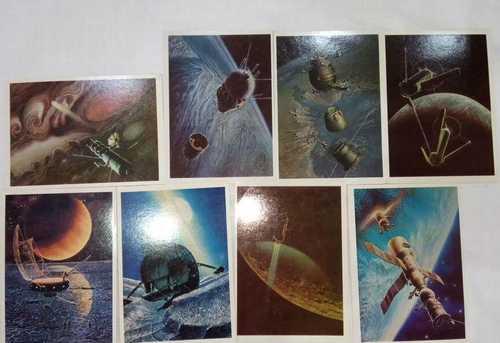 Набор открыток Космос 8 штук