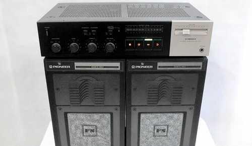 Усилитель Pioneer SA-7100 / ас Pioneer S-X21,1983г