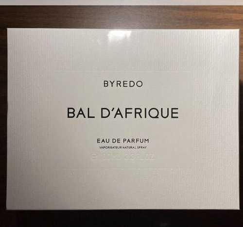 Byredo bal d afrique 100 ml новые оригинал