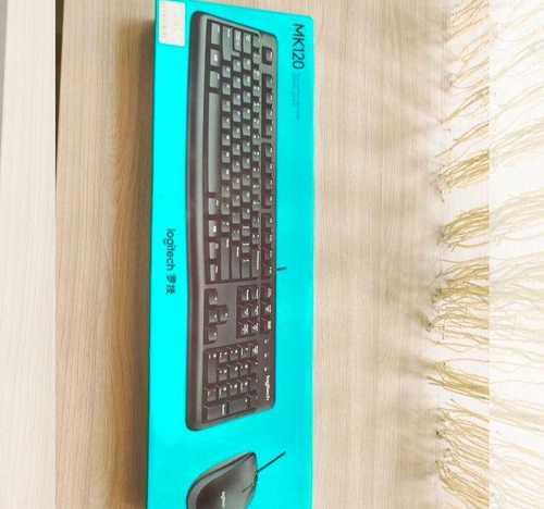 Клавиатура   мышь logitech mk120