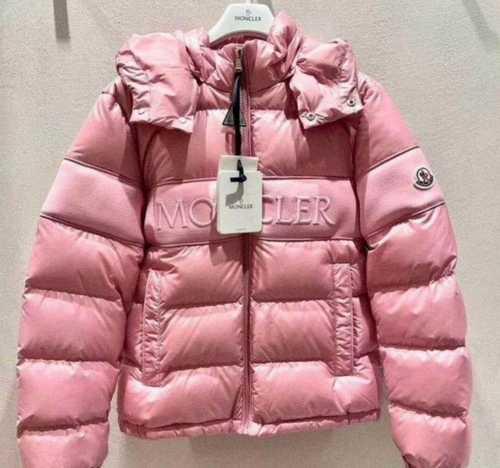 Пуховик Moncler женский с QR и NFC (Арт.62557)