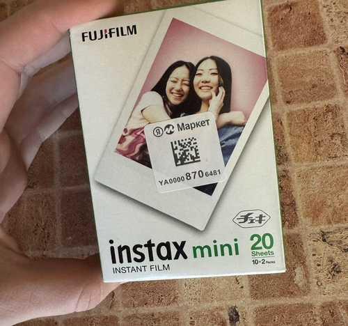 Картриджи на instax mini 20 штук