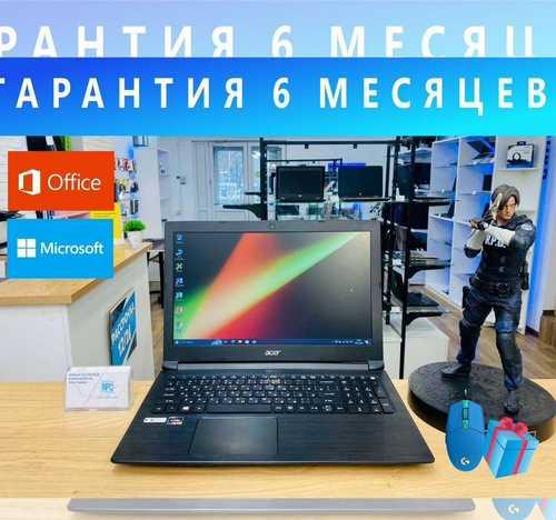 15.6" Игровой ноутбук Acer Aspire Ryzen 3 SSD