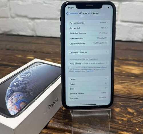 Apple iPhone XR 64gb Black/nano sim  esim