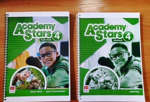 Academy Stars 4 Pupils Book+Wоrkbook новый