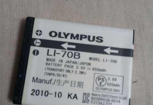 Аккумулятор olympus li-70b