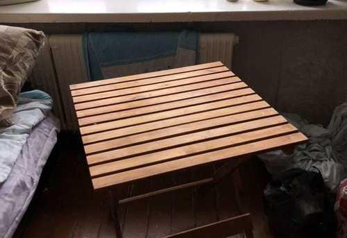 Деревянный складной стол