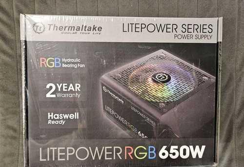 Блок питания Thermaltake Litepower RGB 650W