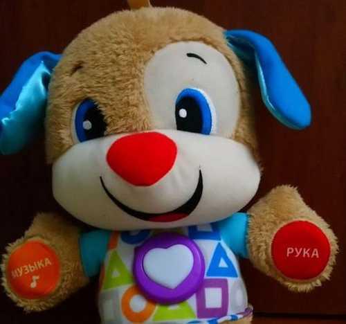 Игрушка говорящая собака fisher price