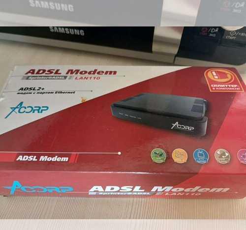 Модем Acorp Sprinter adsl LAN 110 (adsl2+)