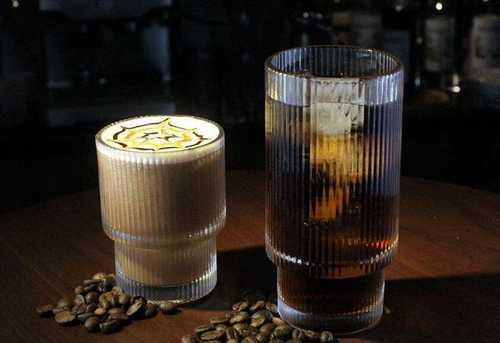 Стаканы для сока кофе чая коктейлей стеклянные