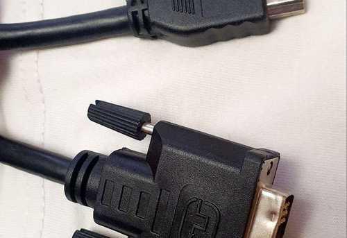 Кабель hdmi dvi