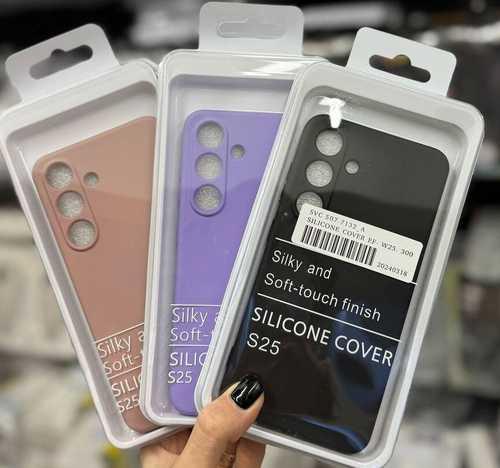 Чехол Silicone Cover для Samsung Galaxy S25