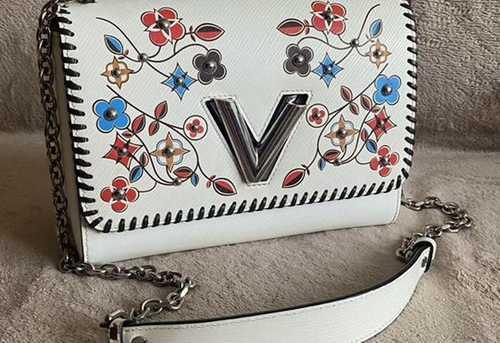 Сумка Louis Vuitton Twist mini белая