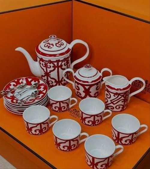 Hermes набор посуды сервиз чайный