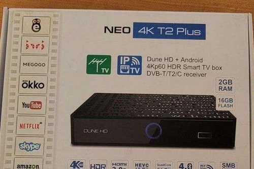 Медиаплеер Dune HD Neo 4k T2 Plus