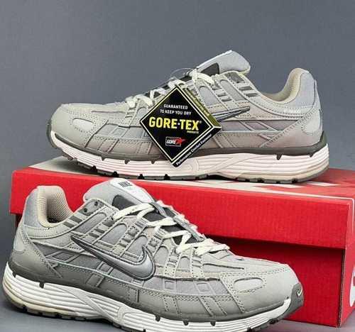 Кроссовки Nike p6000 gore tex бежевые