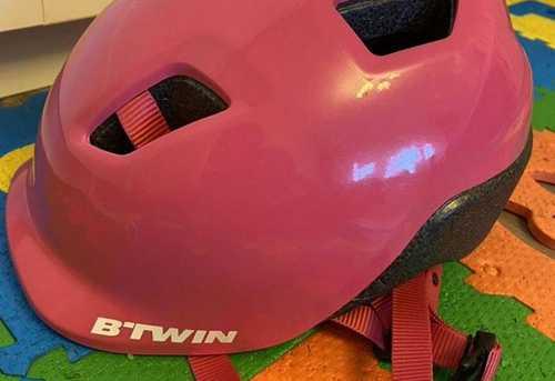 Защитный шлем для девочки Btwin (декатлон)