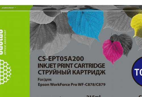 Картридж струйный Cactus CS-EPT05A200 T05A2 голубо