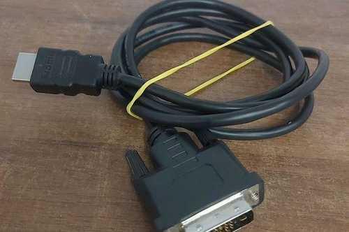 Кабель hdmi DVI новый