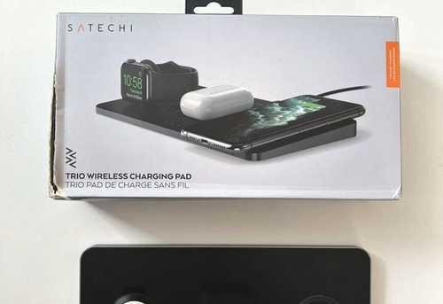 Satechi Trio Wireless Charging Pad зарядка