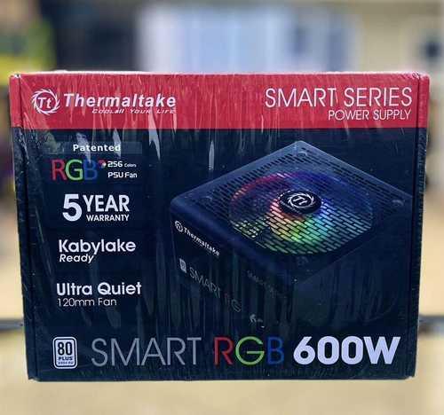 Блок питания thermaltake SMART RGB 80Plus 600W