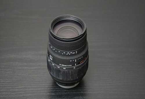 Sigma 70-300mm для Nikon (не работает зум)