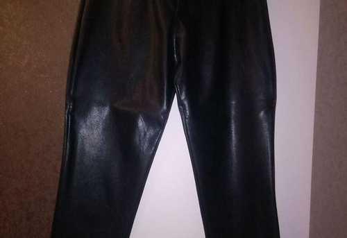 Кожаные брюки женские 44-46
