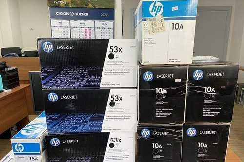 Новые оригинальные картриджи HP отдам