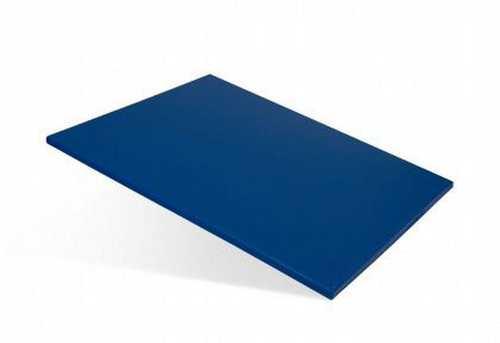 Доска разделочная 500х350х18 синяя пластик