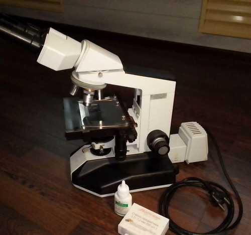 Бинокулярный микроскоп ломо микмед2