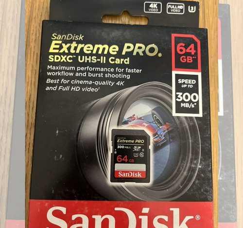 Sandisk extreme pro sdxc uhs-ll 300 mb/s