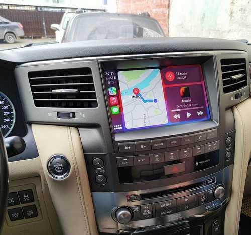 Android магнитола Lexus LX570 2007 -15, есть Teyes