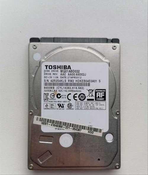Жесткий диск 320 Гб Toshiba MQ01ABD032 SATA
