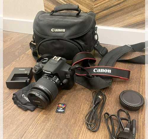 Фотоаппарат Canon EOS 1200d   карта SD   чехол