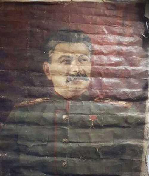 Портрет «И. В. Сталин», холст, масло