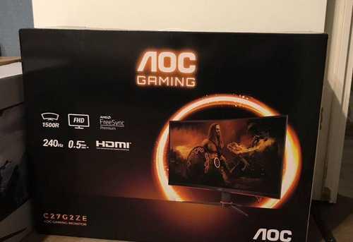 Игровой изогнутый монитор AOC 240Гц 27 / 165