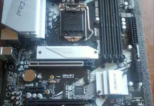 Материнская плата asrock b460m pro4