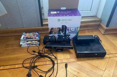 Комплект xbox360 + Kinect