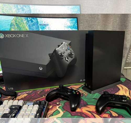 Xbox one x 1tb  450 игр