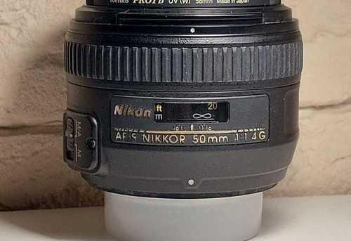 Объектив Nikon AF-S 50mm f/1.4 G