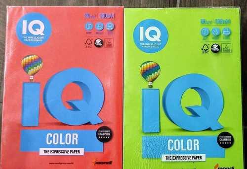 IQ Color Цветная бумага А4