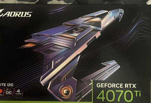 New видеокарта Gigabyte Aorus Elite rtx 4070ti