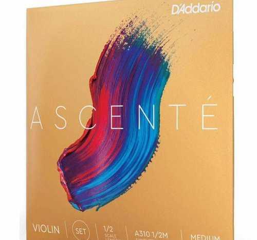 Струны для скрипки D'Addario Ascente A310 1/2M (4