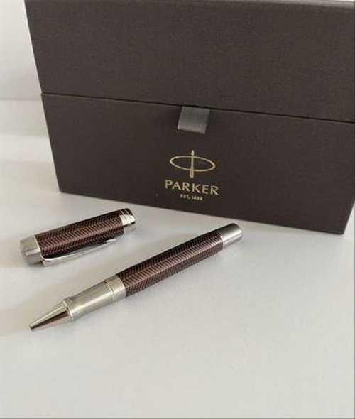 Parker duofold burgundy chevron ручка роллер