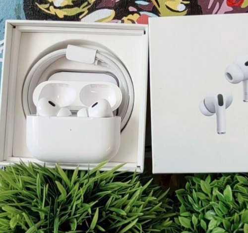 Новые беспроводные наушники Apple airpods pro 2 premium   чехол (Арт.26486)