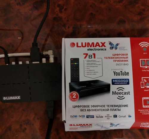 Цифровая тв приставка 20 каналов lumax