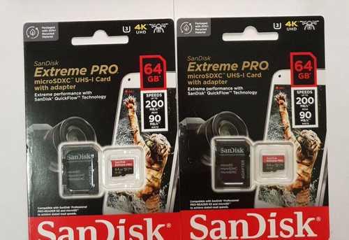 Карта памяти: SanDisk micro sdxc Extreme Pro