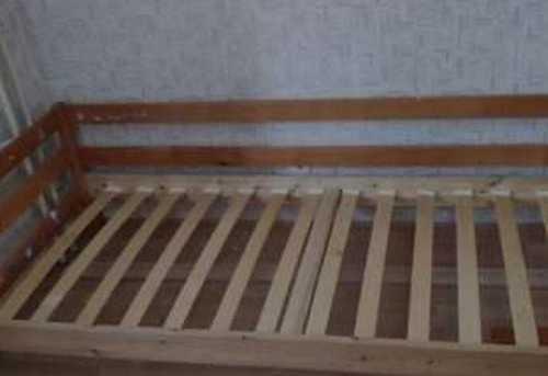 Кровать Икеа (2 шт) на ламелях