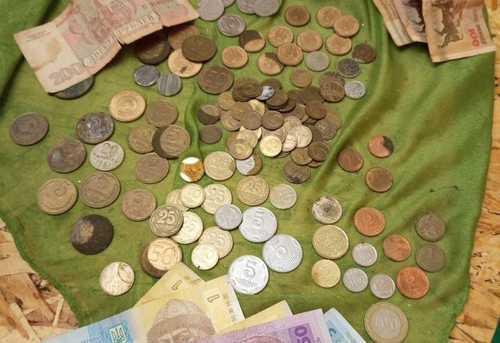 Деньги СССР, 5 коп. 1860г., центы, гривны, рубли